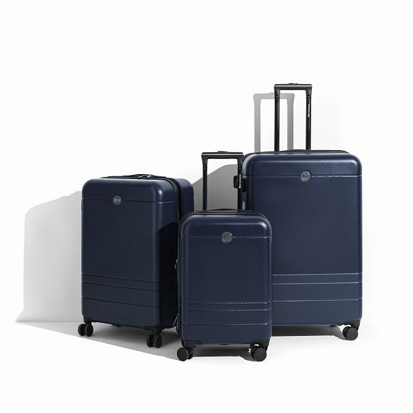 Bon Voyage Aero Collection 3 Piece Luggage Set - Navy – Bon Voyage Travel Pillows